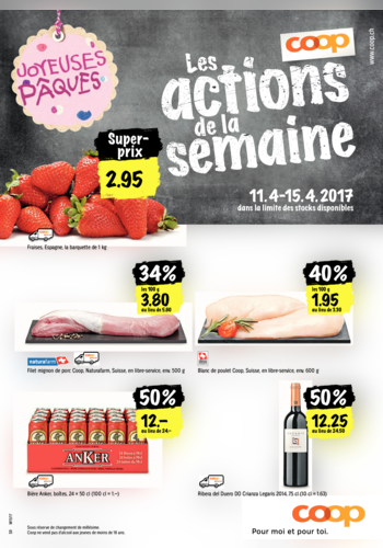 Les actions de la semaine - Coop Supermarché
